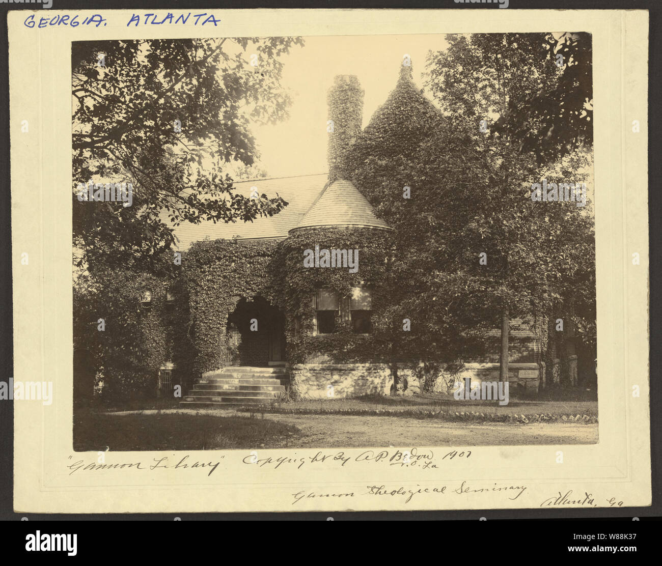 Gammon Library, Gammon Theological Seminary, Atlanta, Ga Stock Photo ...