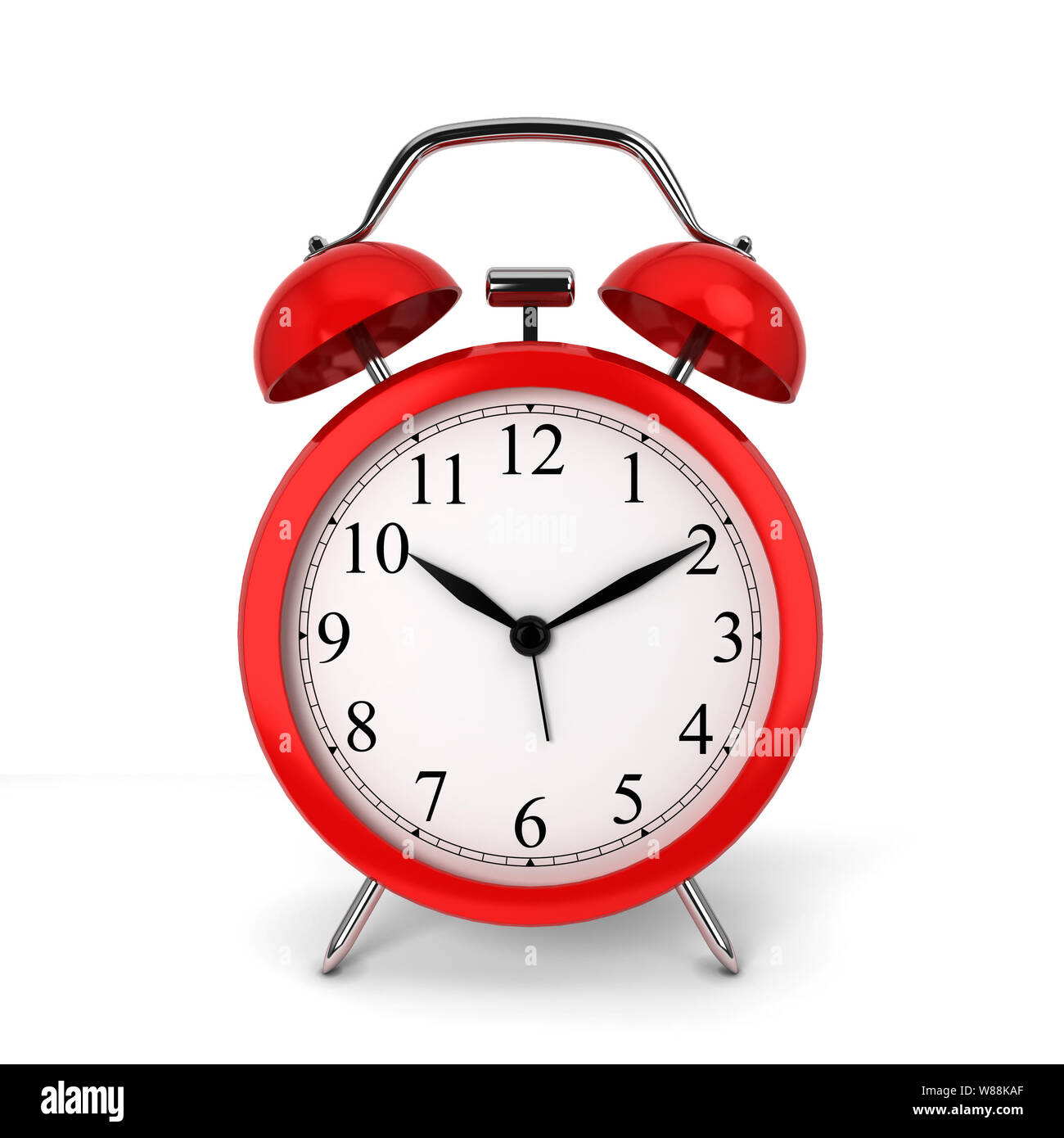 Alarm clock. 3d illustration isolated on white background Stock Photo ...