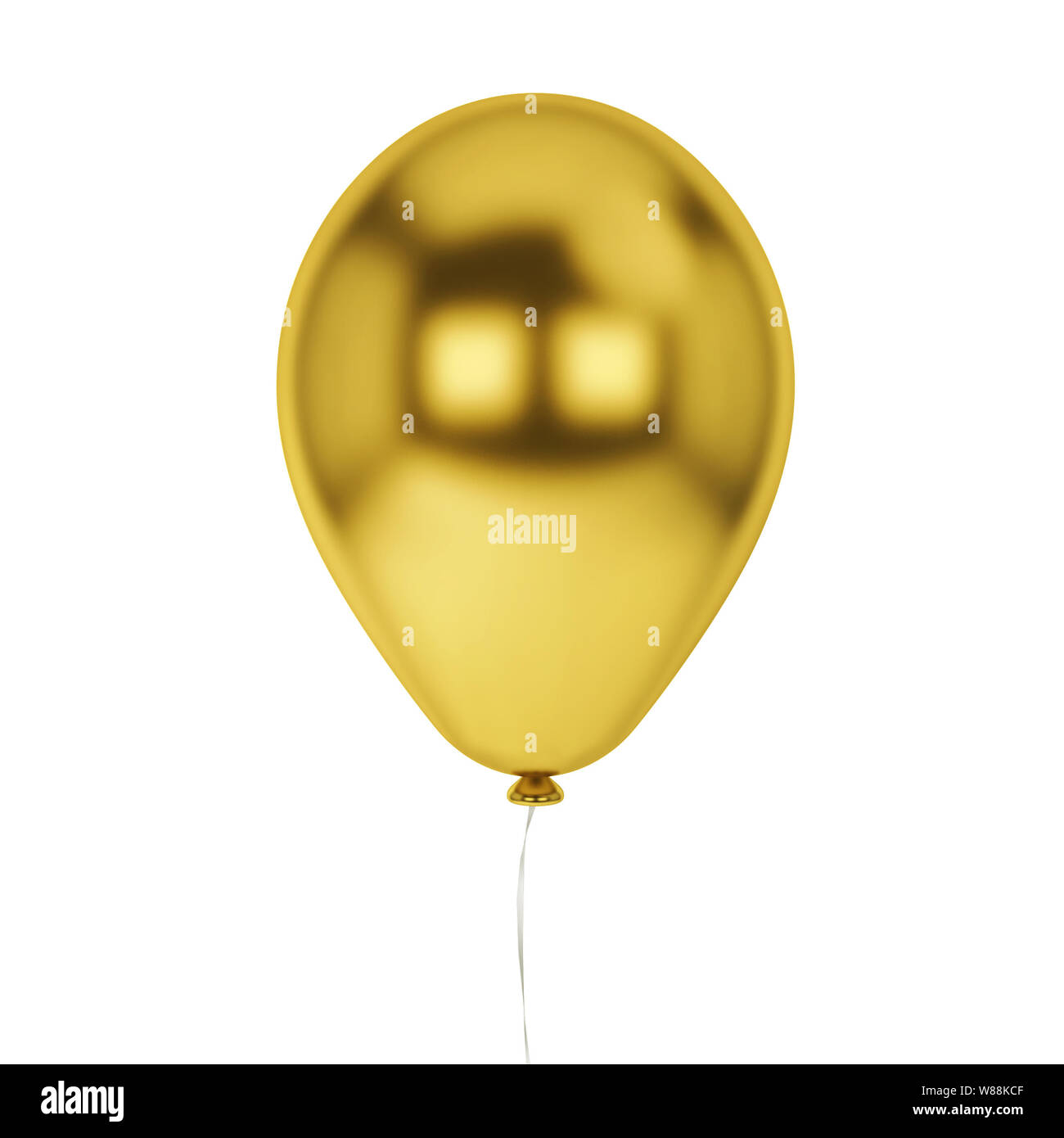 Single baloon. 3d illustration isolated on white background Stock Photo ...
