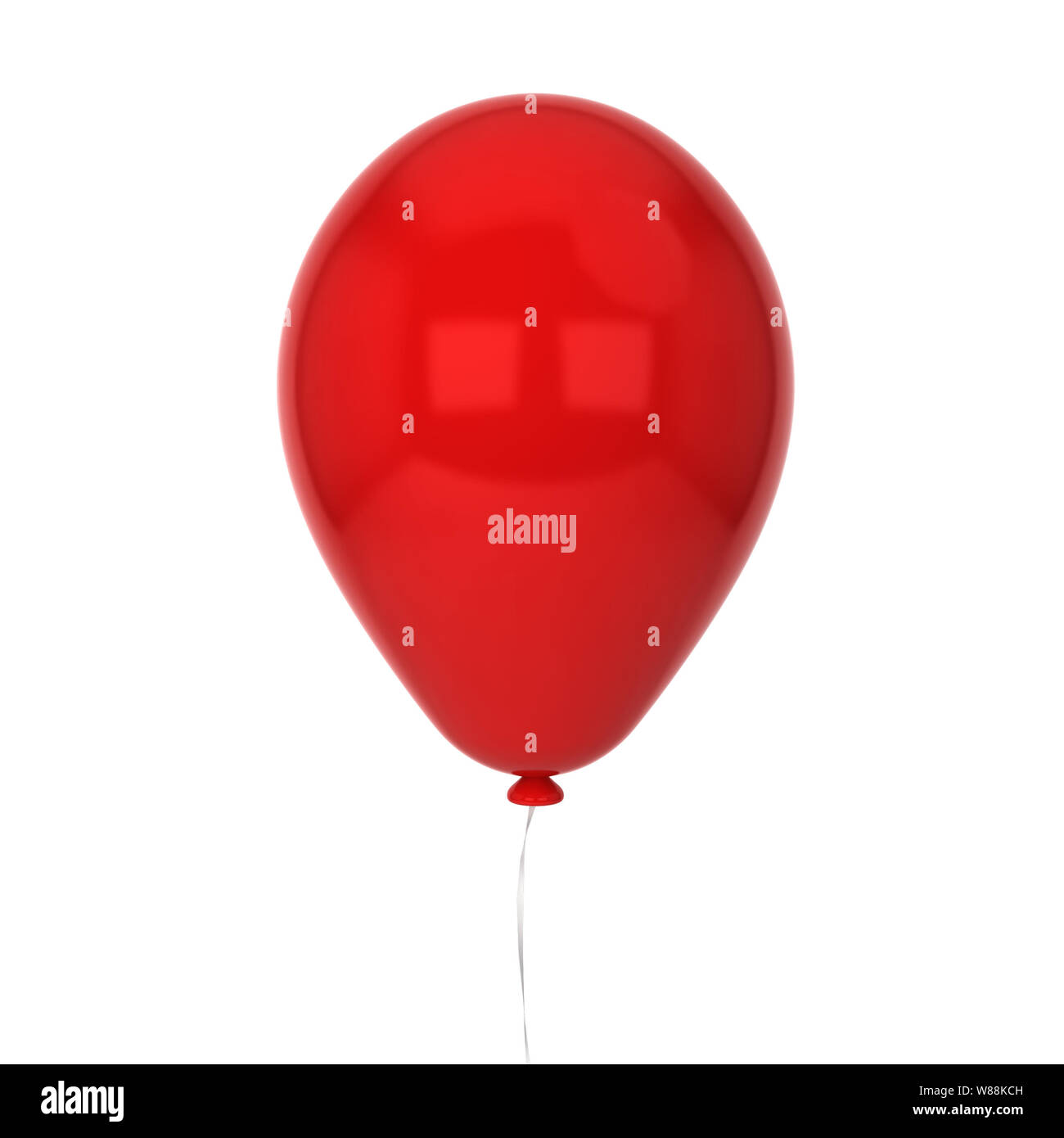 Single baloon. 3d illustration isolated on white background Stock Photo ...