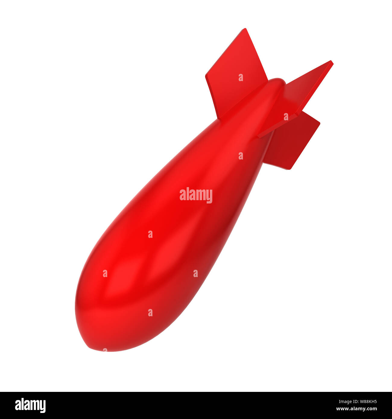 Air bomb. 3d illustration isolated on white background Stock Photo - Alamy