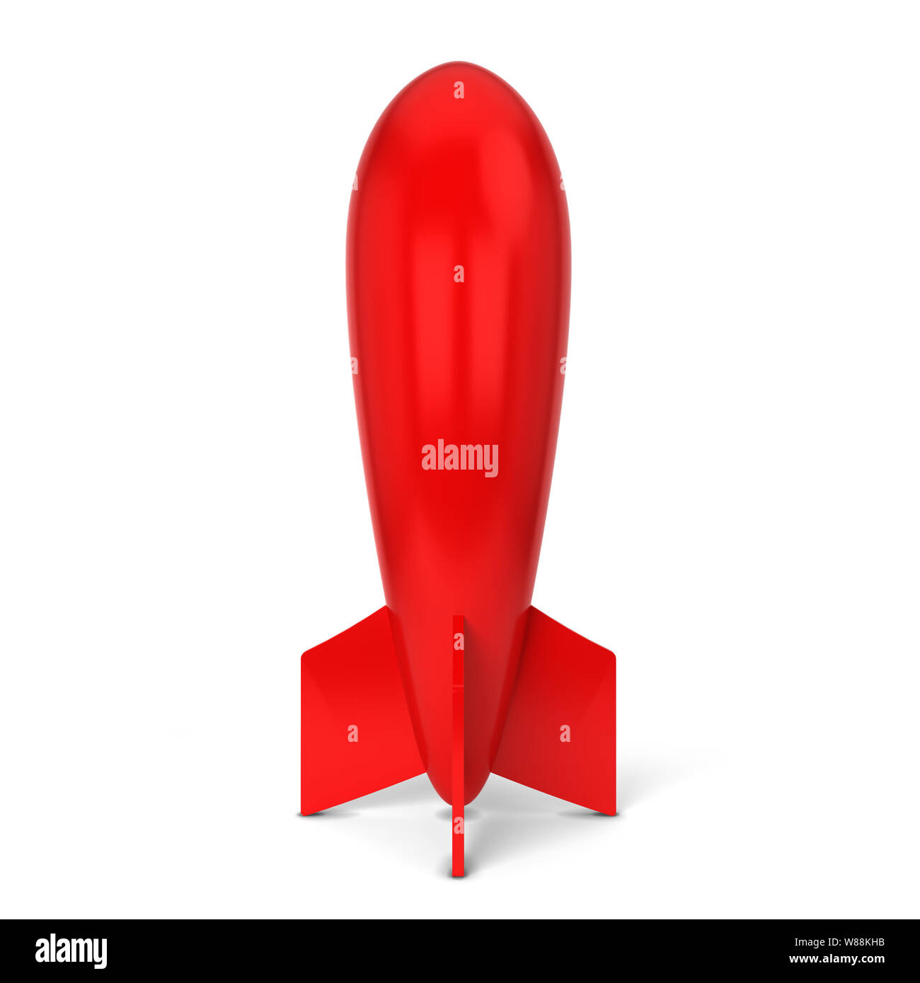 Air bomb. 3d illustration isolated on white background Stock Photo - Alamy
