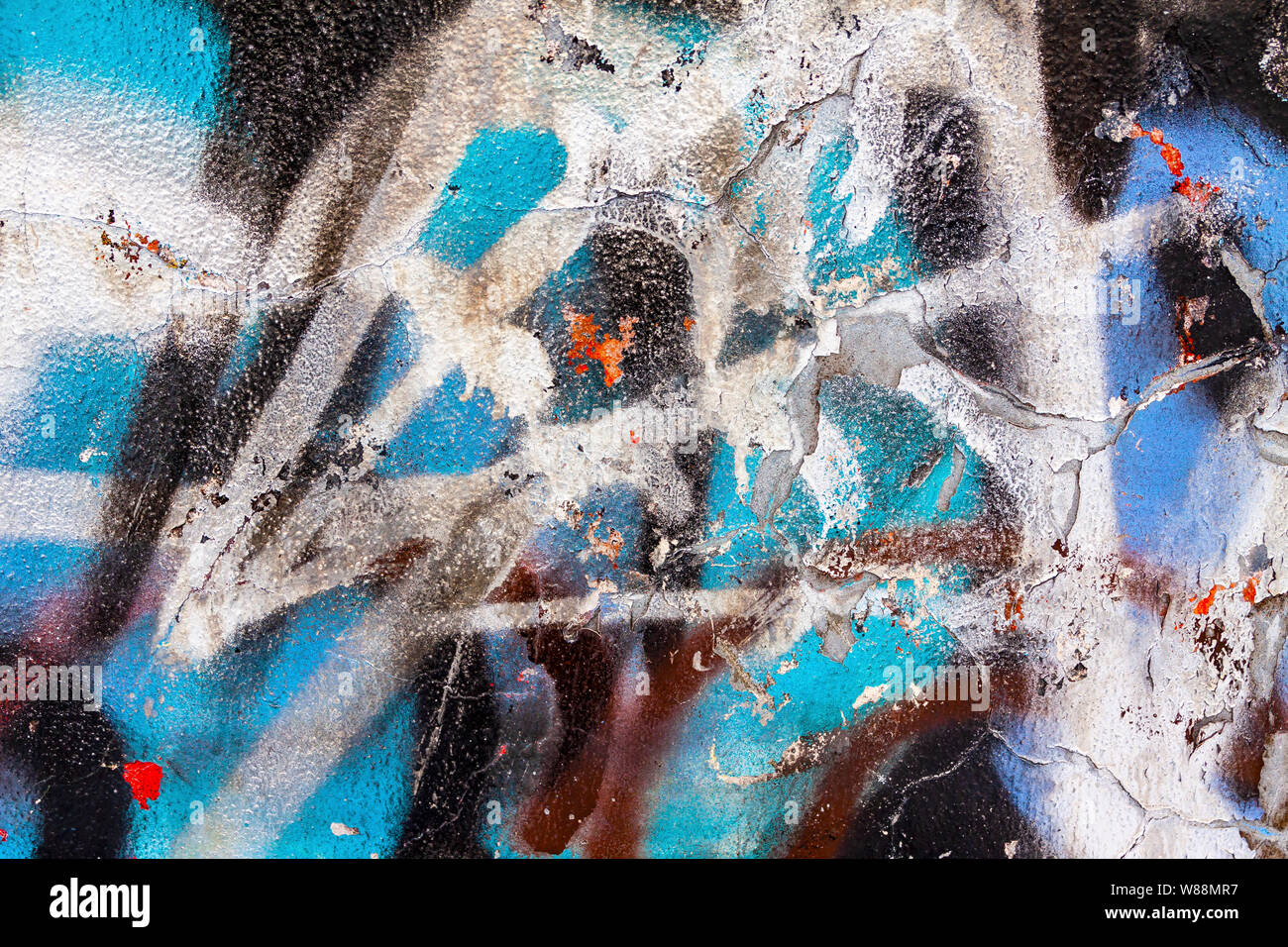 Abstract natural background. Old wall with the disappeared paint Stock ...