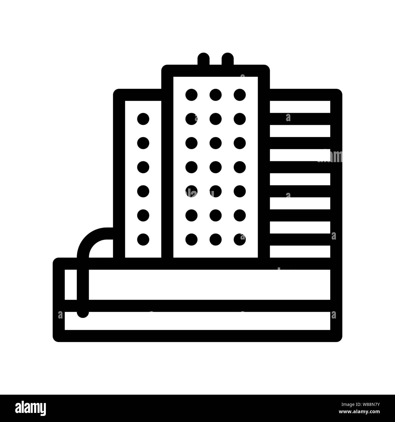 Water treatment building Stock Vector Images - Alamy