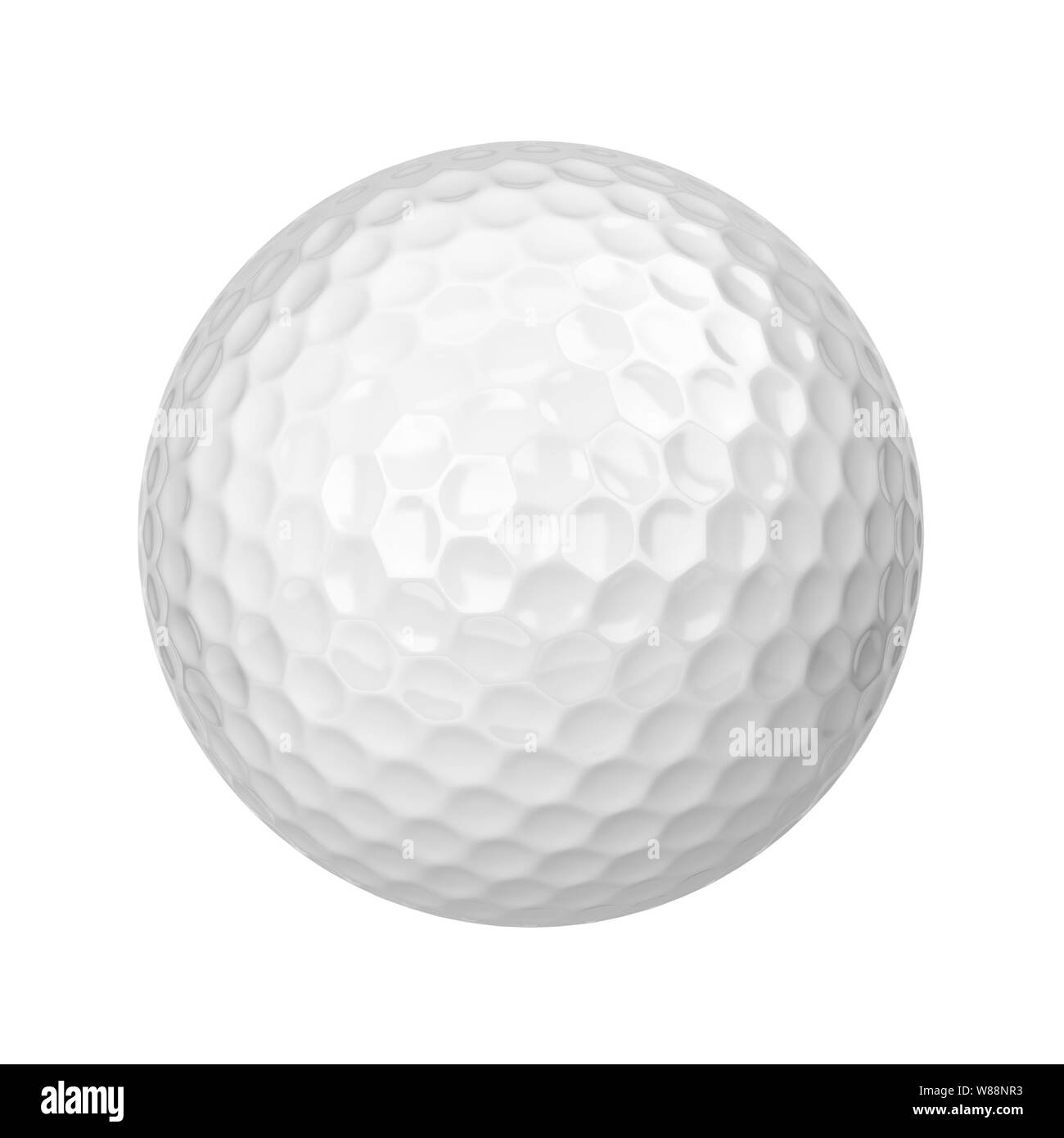 Golf ball. 3d illustration isolated on white background Stock Photo - Alamy