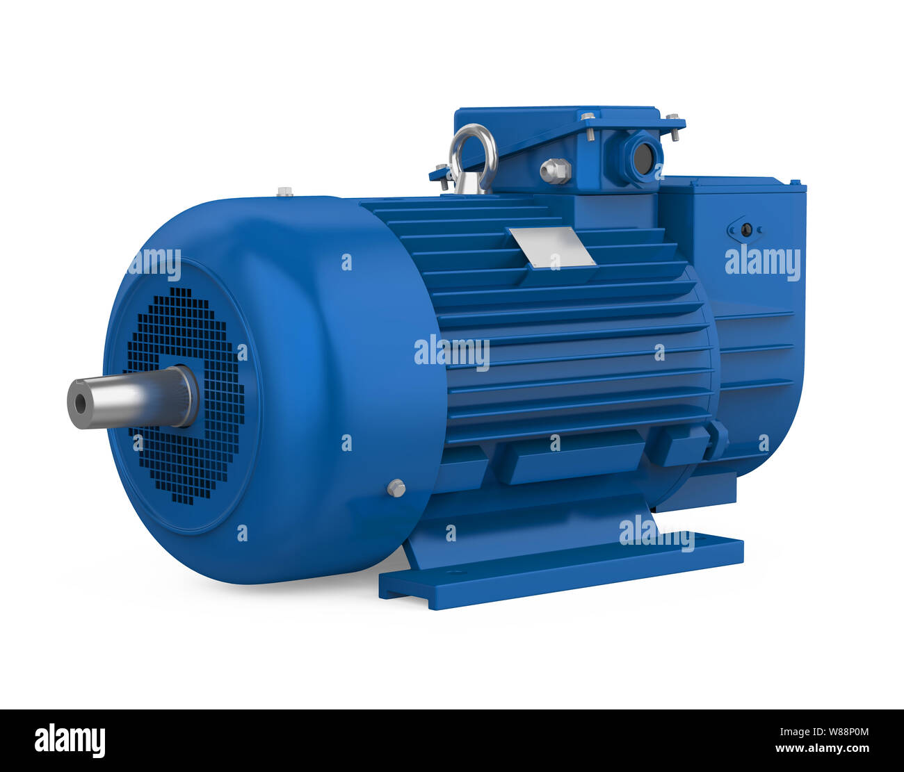 Industrial Electric Motor Isolated Stock Photo - Alamy