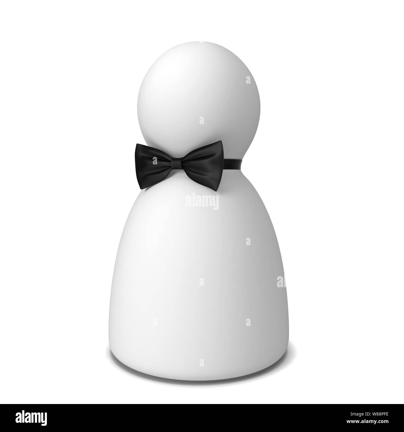 3d Figure Faceless Cartoon Character High Resolution Stock Photography ...