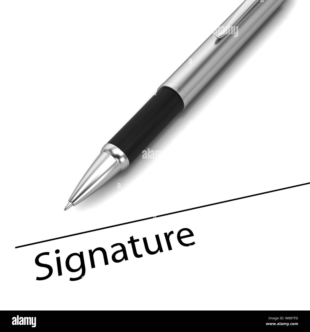 Conclusion of the contract Black and White Stock Photos & Images - Alamy