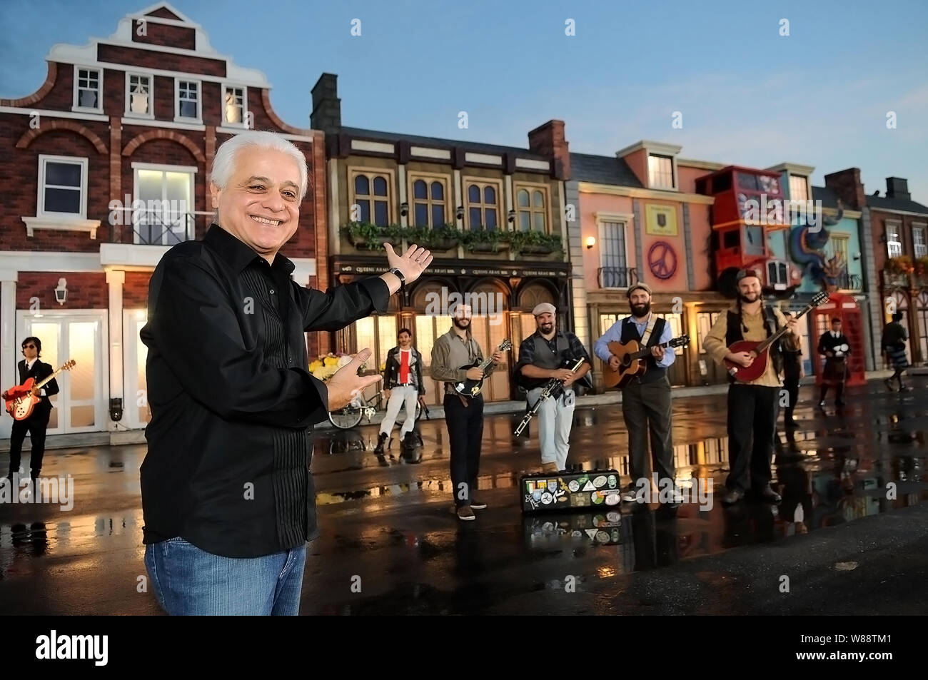 Entrepreneur Roberto Medina, founder of Rock in Rio, before the press ...