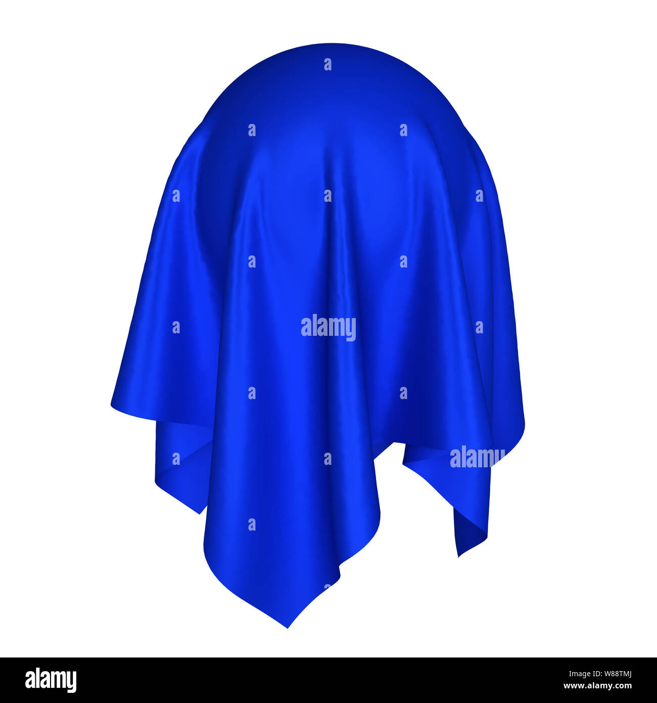 Ball covered with cloth. 3d illustration isolated on white background ...