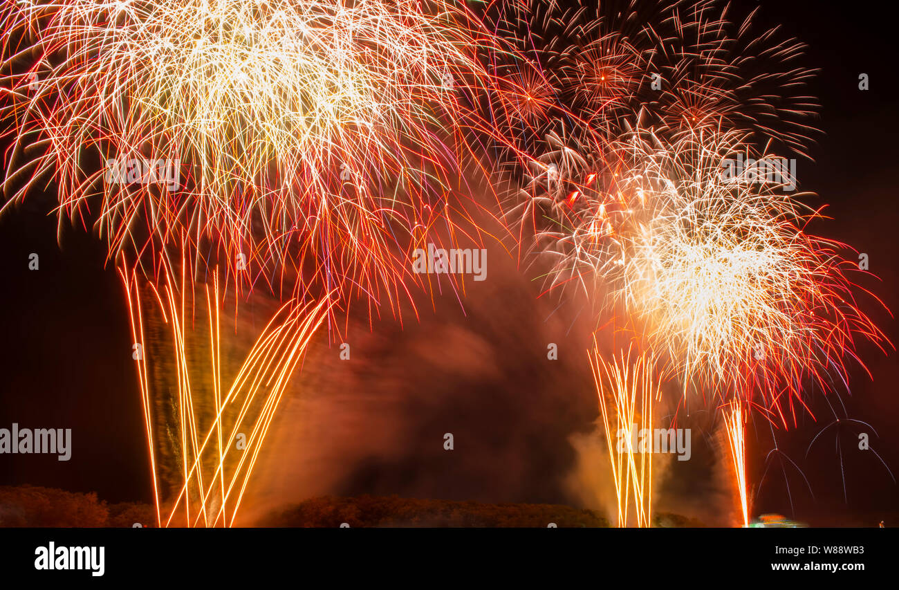 Pyrotechnic smoke blur hi-res stock photography and images - Alamy