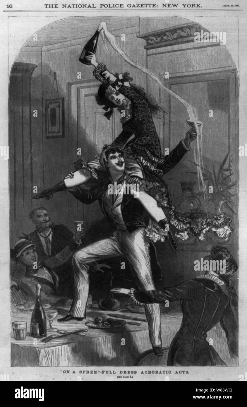 Acrobatic feat or acrobatics Black and White Stock Photos & Images - Alamy