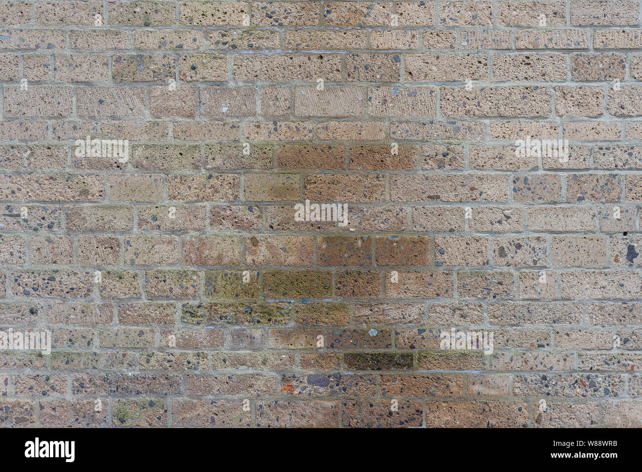 Pale color bumpy rough old dirty stone brick texture with water spot ...