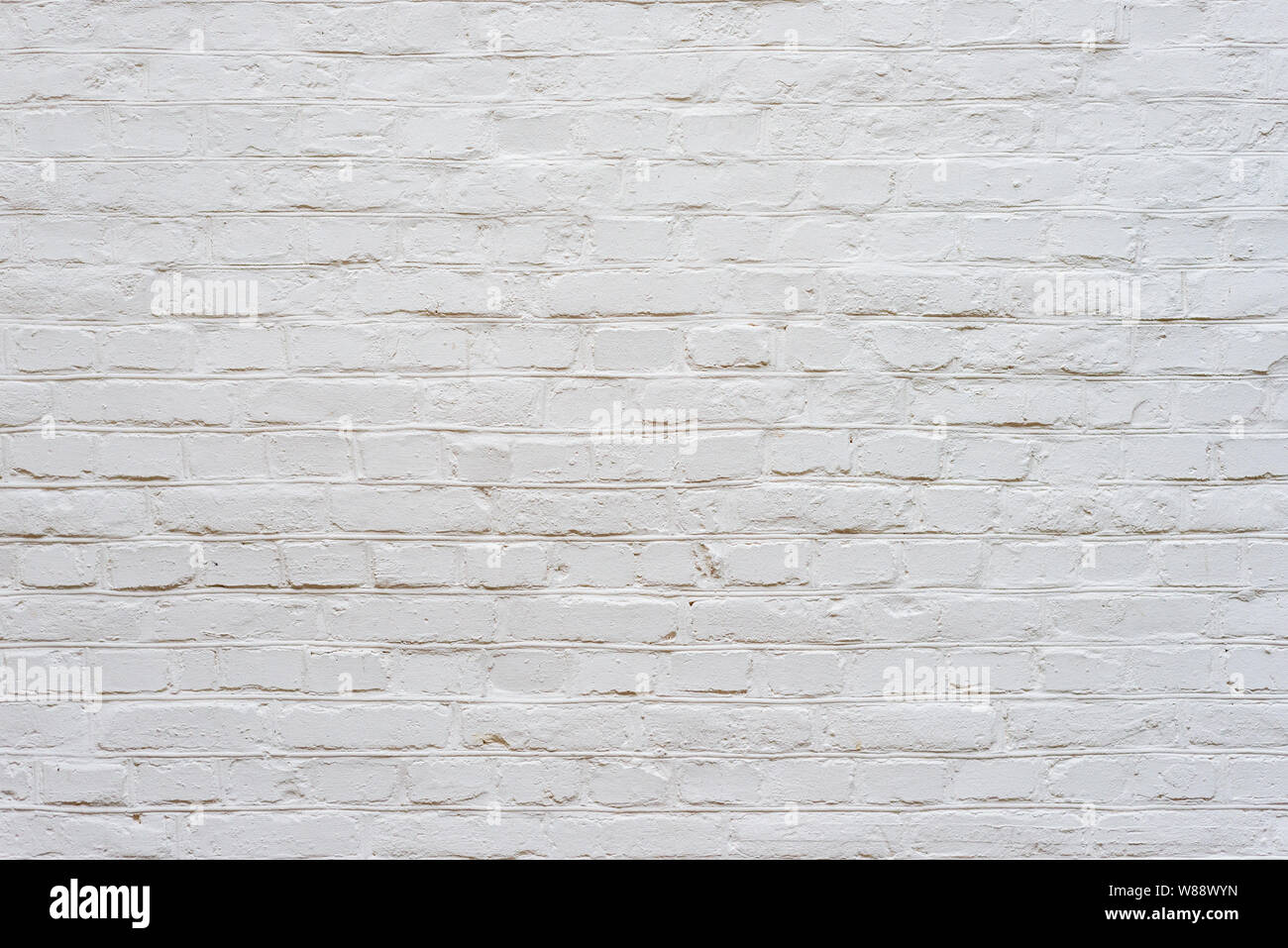 vintage bumpy, rough and old white brick texture wall with defective ...