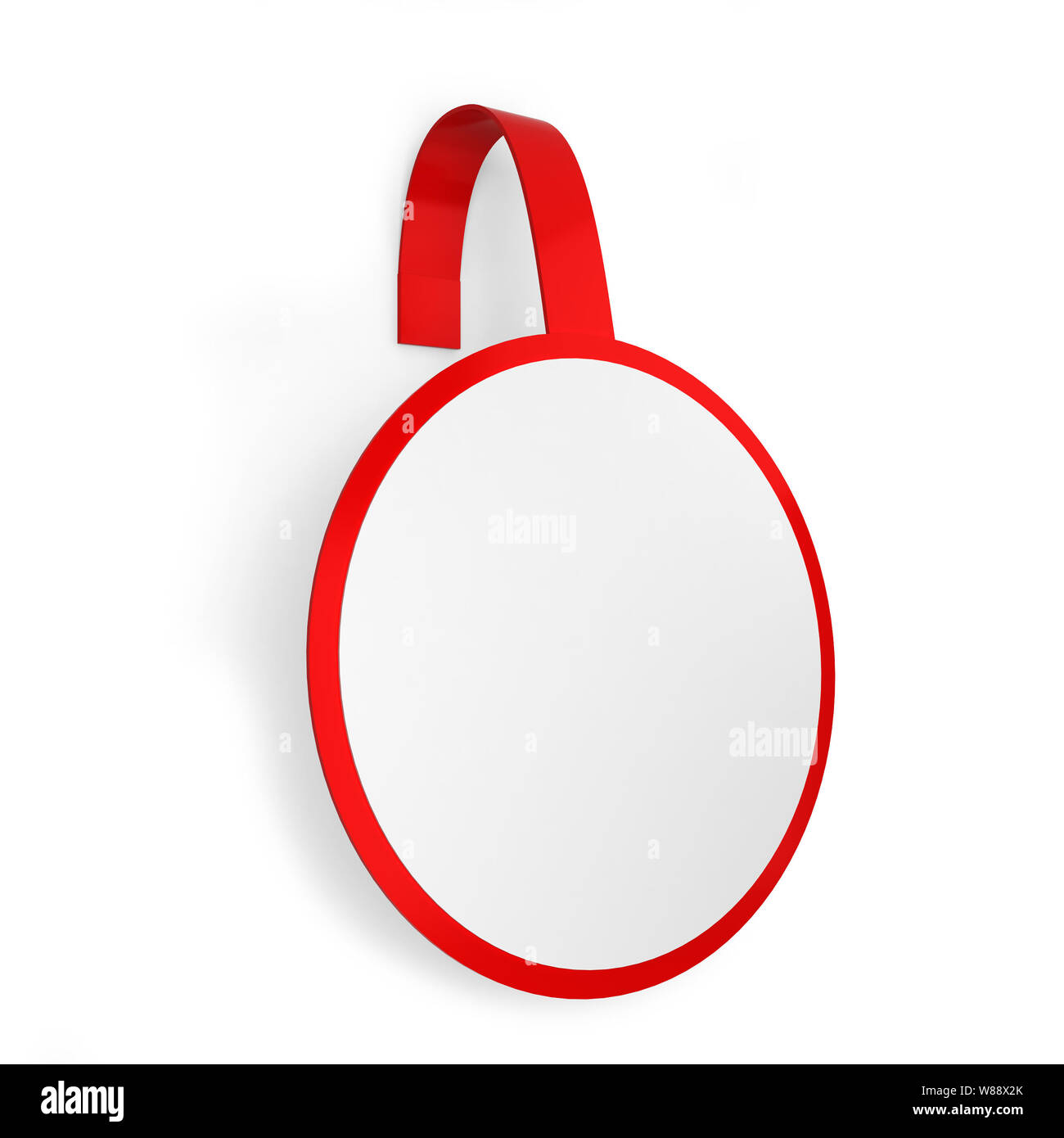 Advertising wobbler. 3d illustration isolated on white background Stock ...