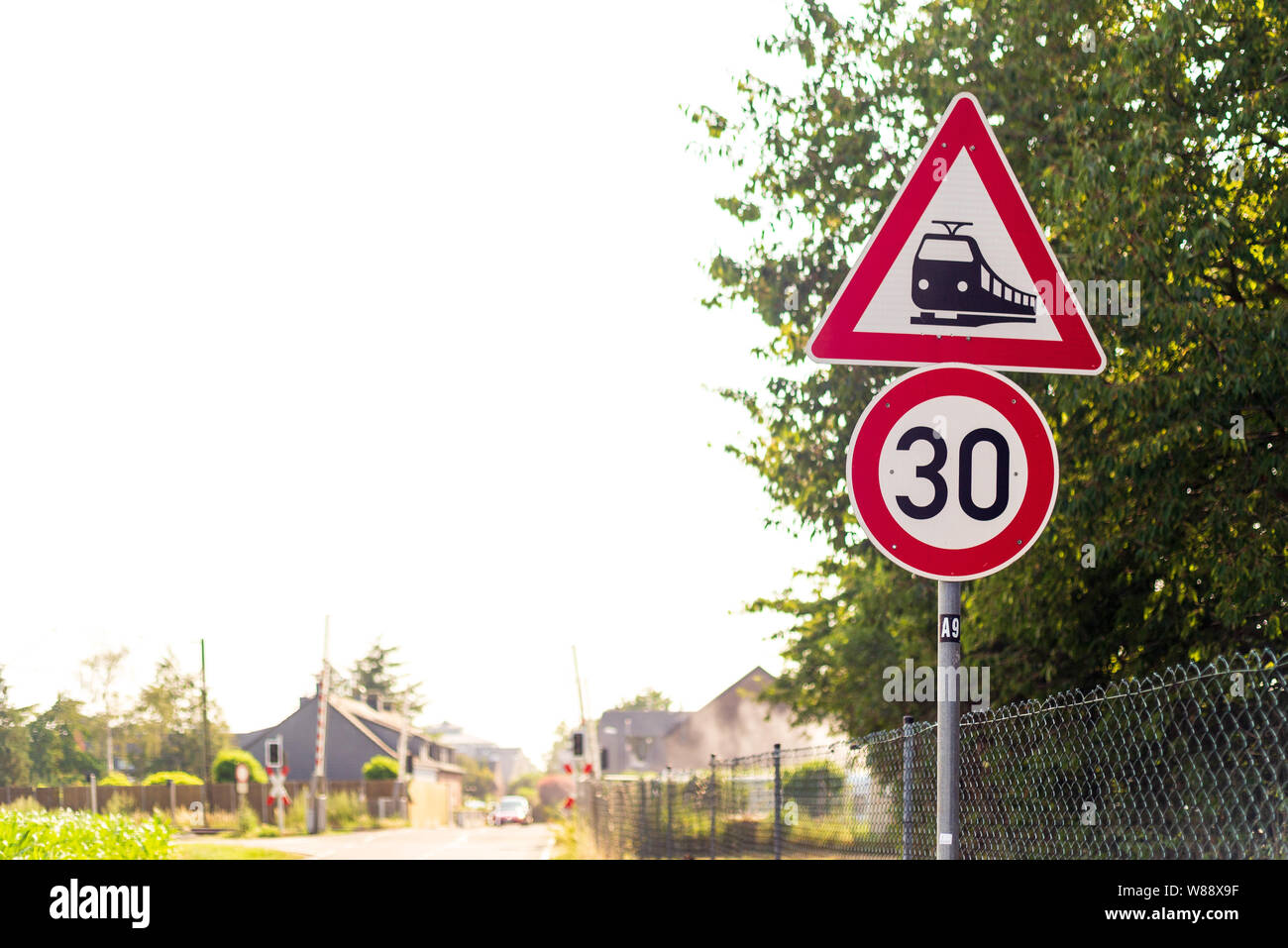 Railway Speed Sign High Resolution Stock Photography and Images - Alamy