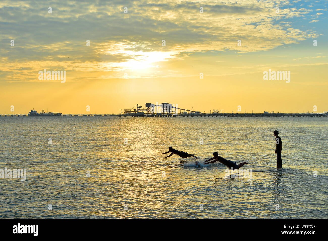 Group Teenagers Swimming High Resolution Stock Photography and Images ...