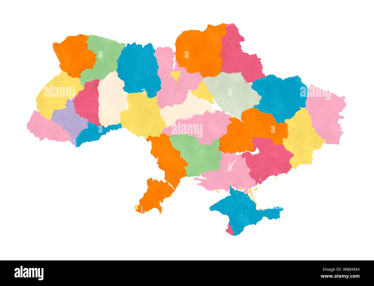 Silhouette ukraine map hi-res stock photography and images - Alamy