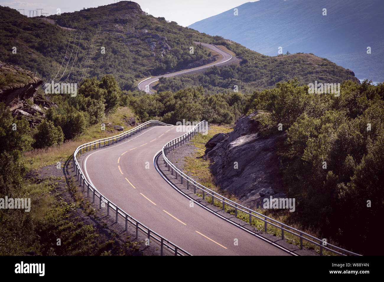 Car highway road trip sunset driving hi-res stock photography and ...