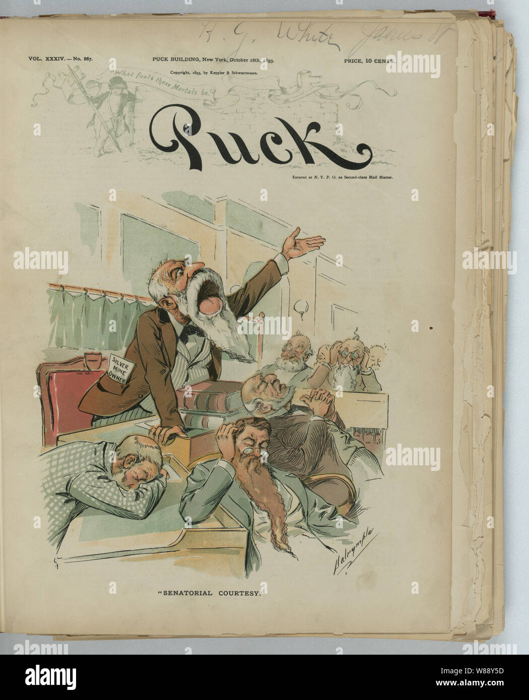 Senatorial courtesy hi-res stock photography and images - Alamy