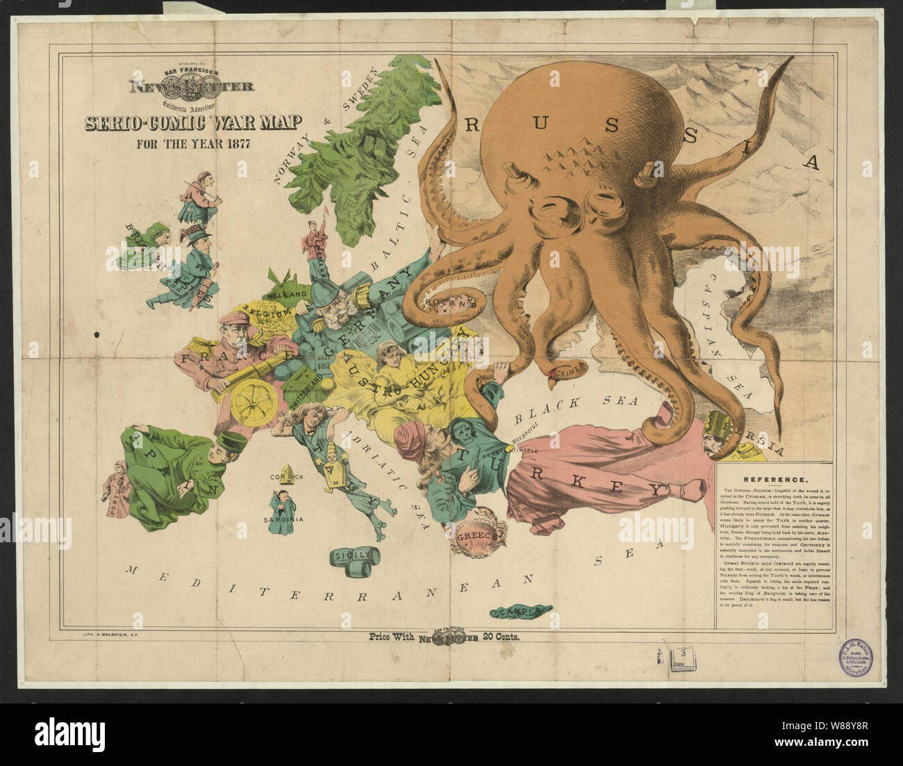 1877 war map hi-res stock photography and images - Alamy