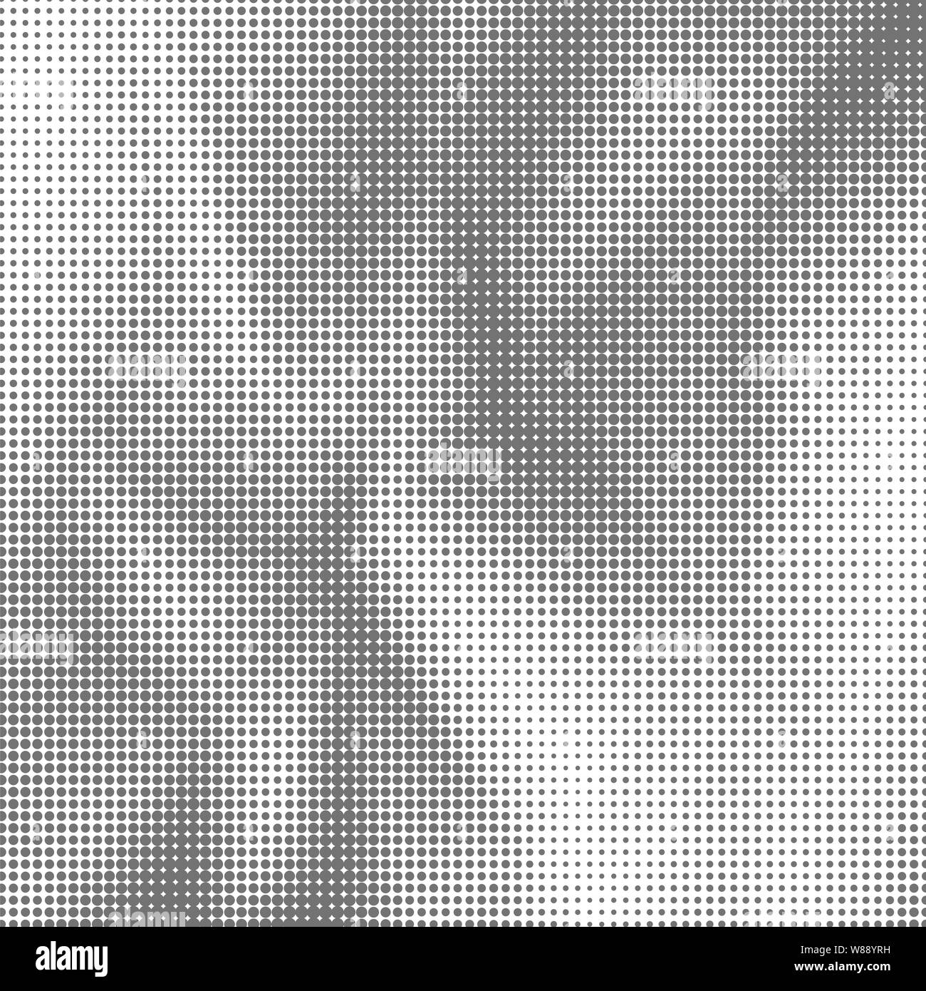 Halftone Pattern. Set of Dots. Dotted Texture on White Background. Overlay Grunge Template ...