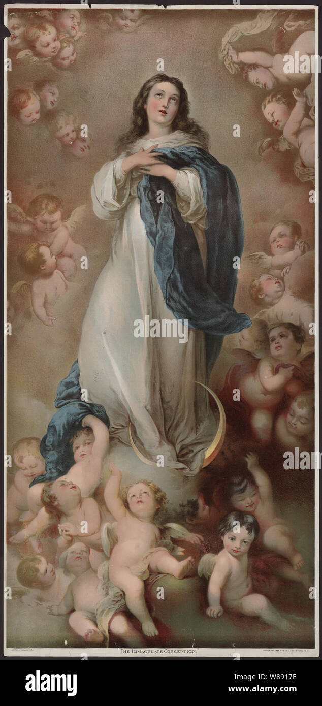 Immaculate conception illustration hi-res stock photography and images - Alamy