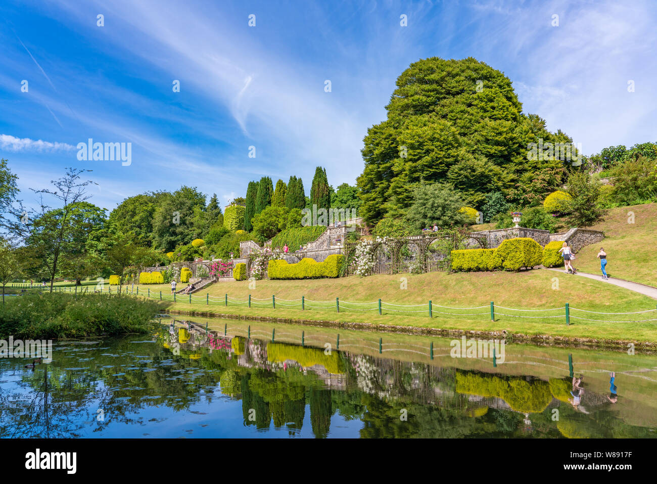 Scenery of the Gardens at the St Fagans National Museum of History in ...