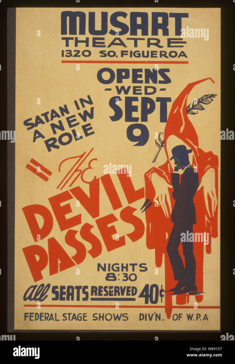 The devil passes Stock Photo - Alamy