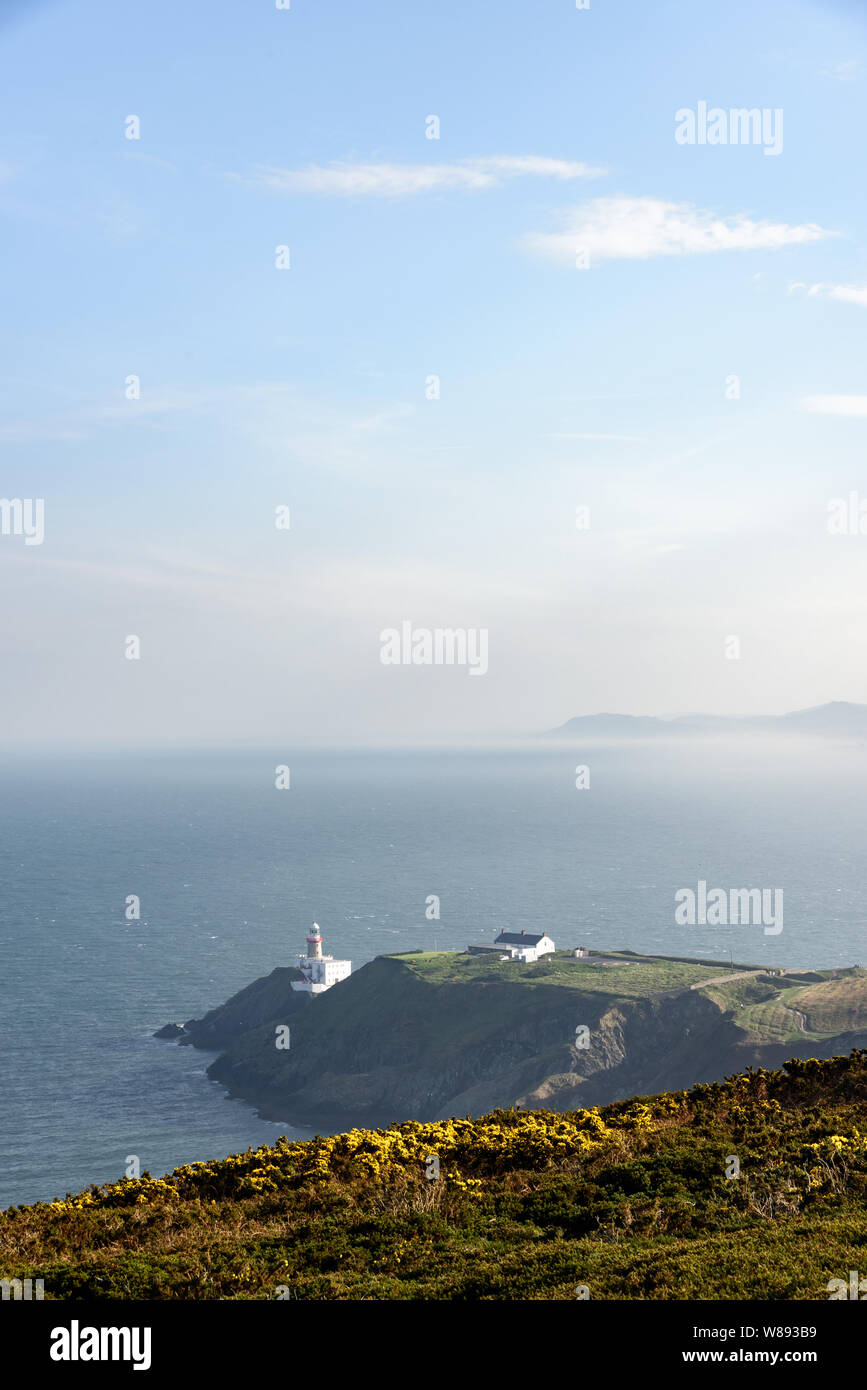 The Baily Lighthouse, on the eastern side of Howth Head near Dublin ...