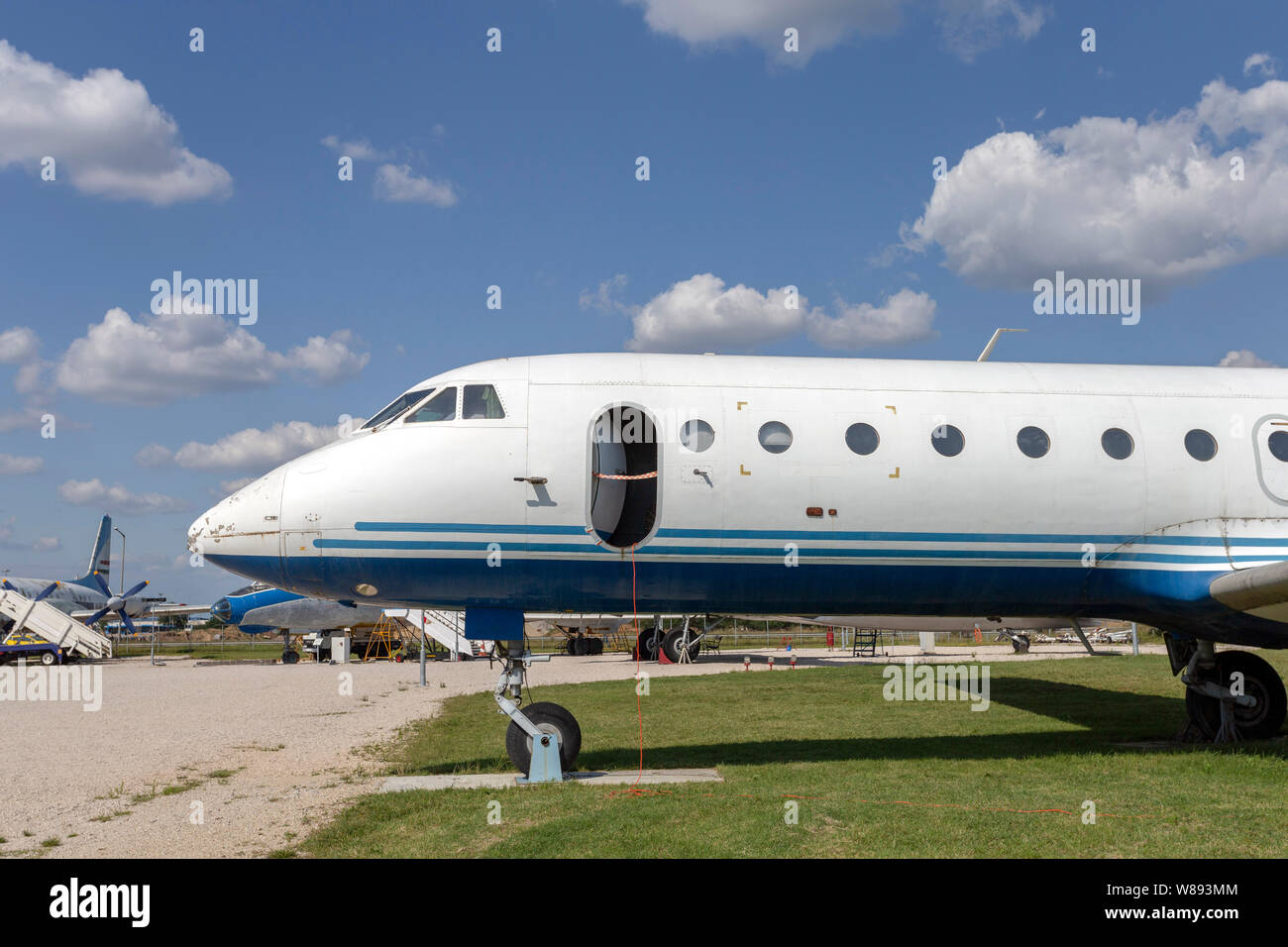 Old soviet jet-engine airplane Stock Photo - Alamy