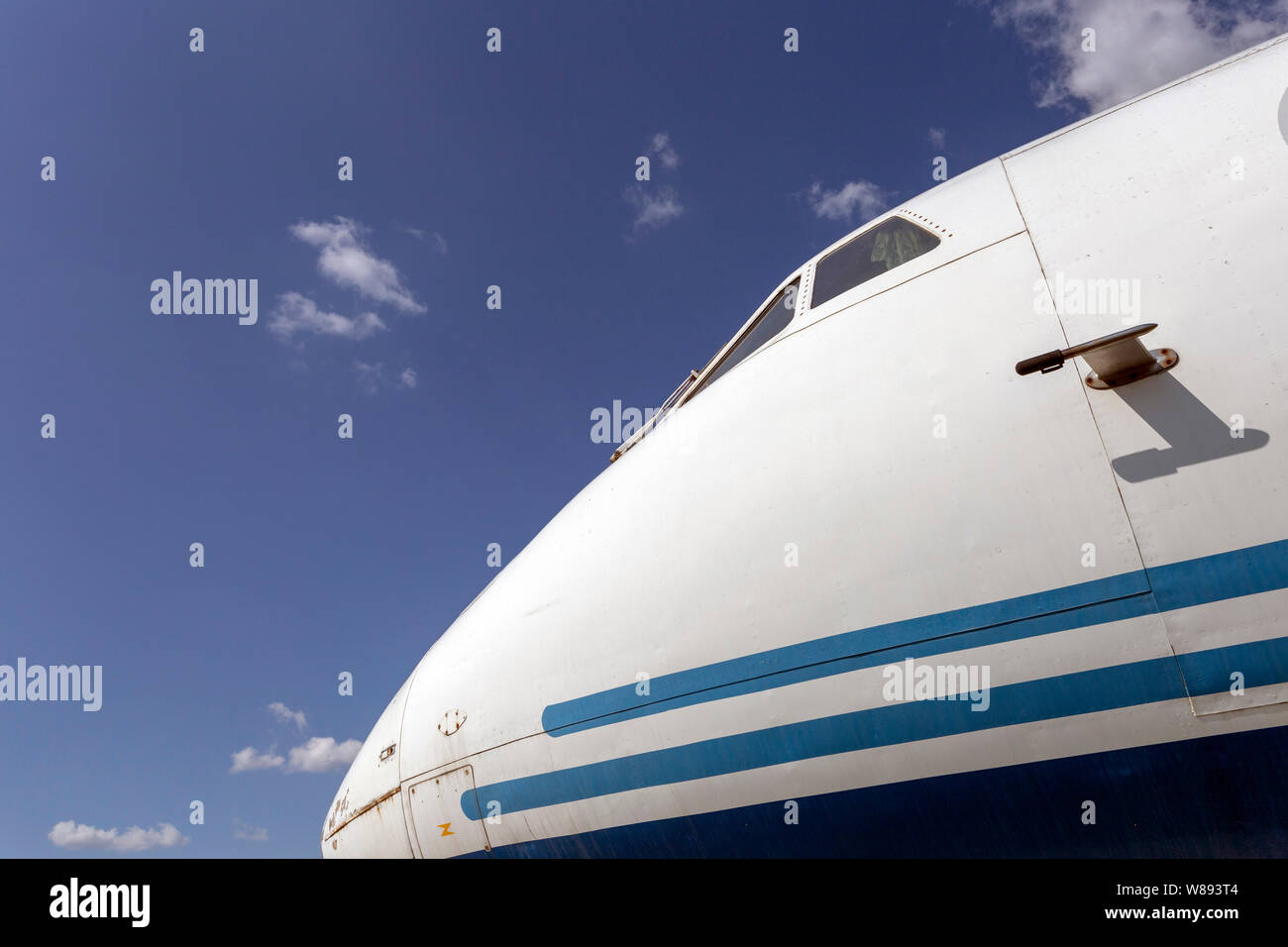 Old soviet jet-engine airplane Stock Photo - Alamy