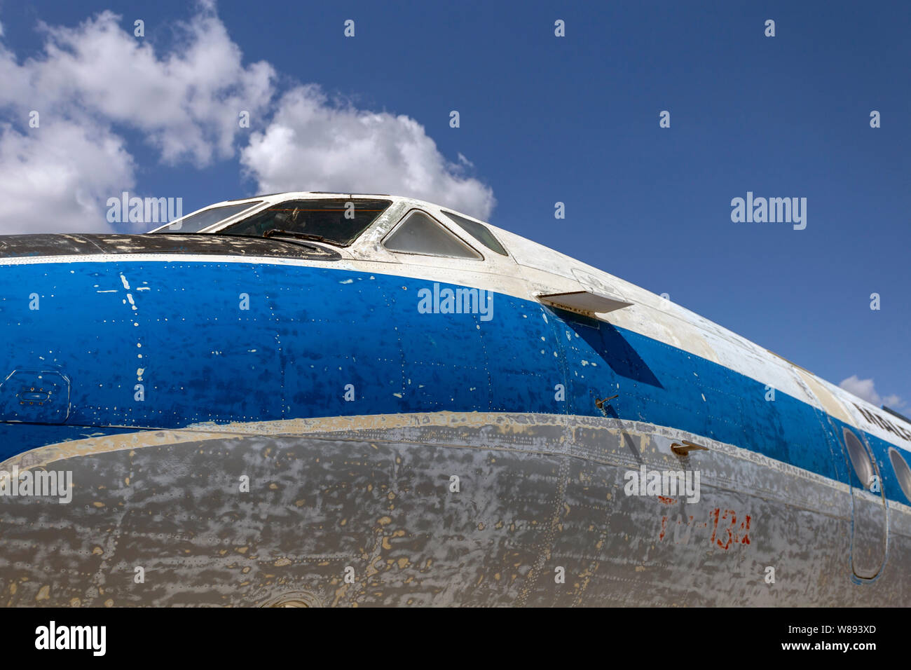 Old russian jet airplane in an old airfield Stock Photo - Alamy