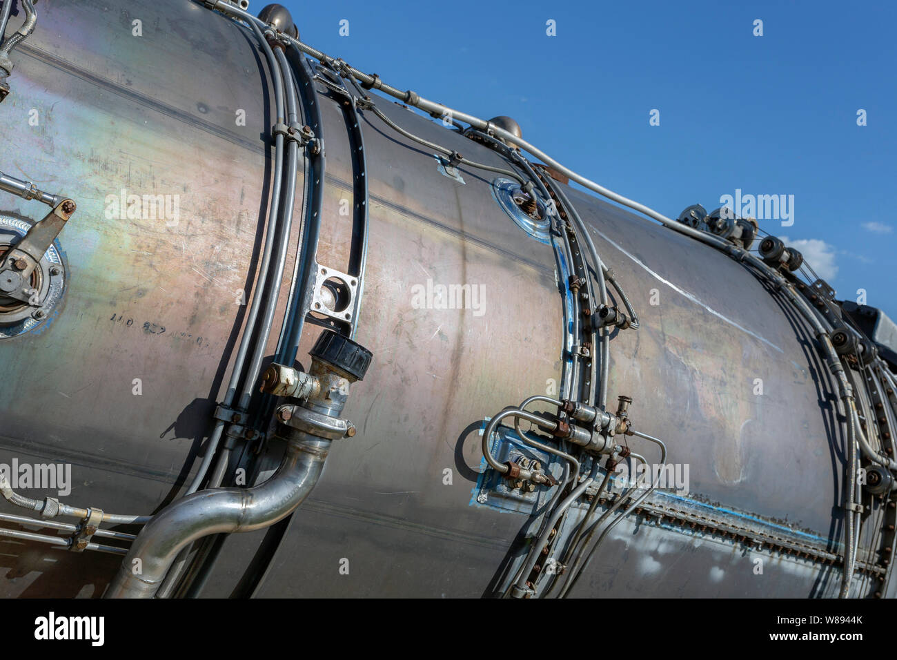 Old russian jet engine Stock Photo - Alamy