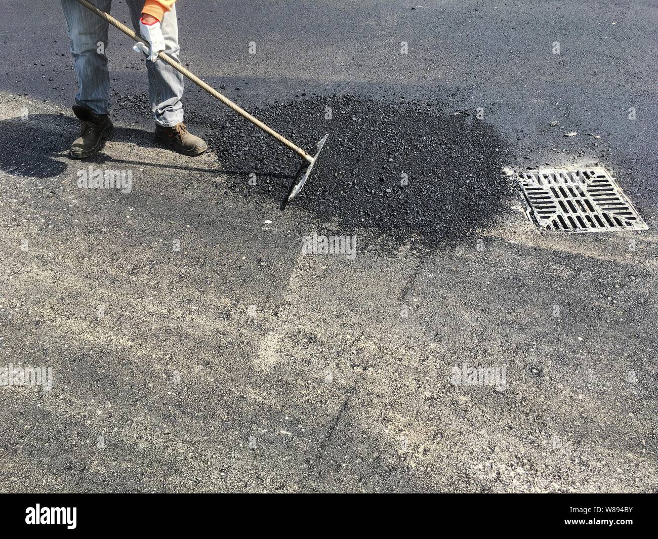 Highway maintenance road worker hi-res stock photography and images - Alamy