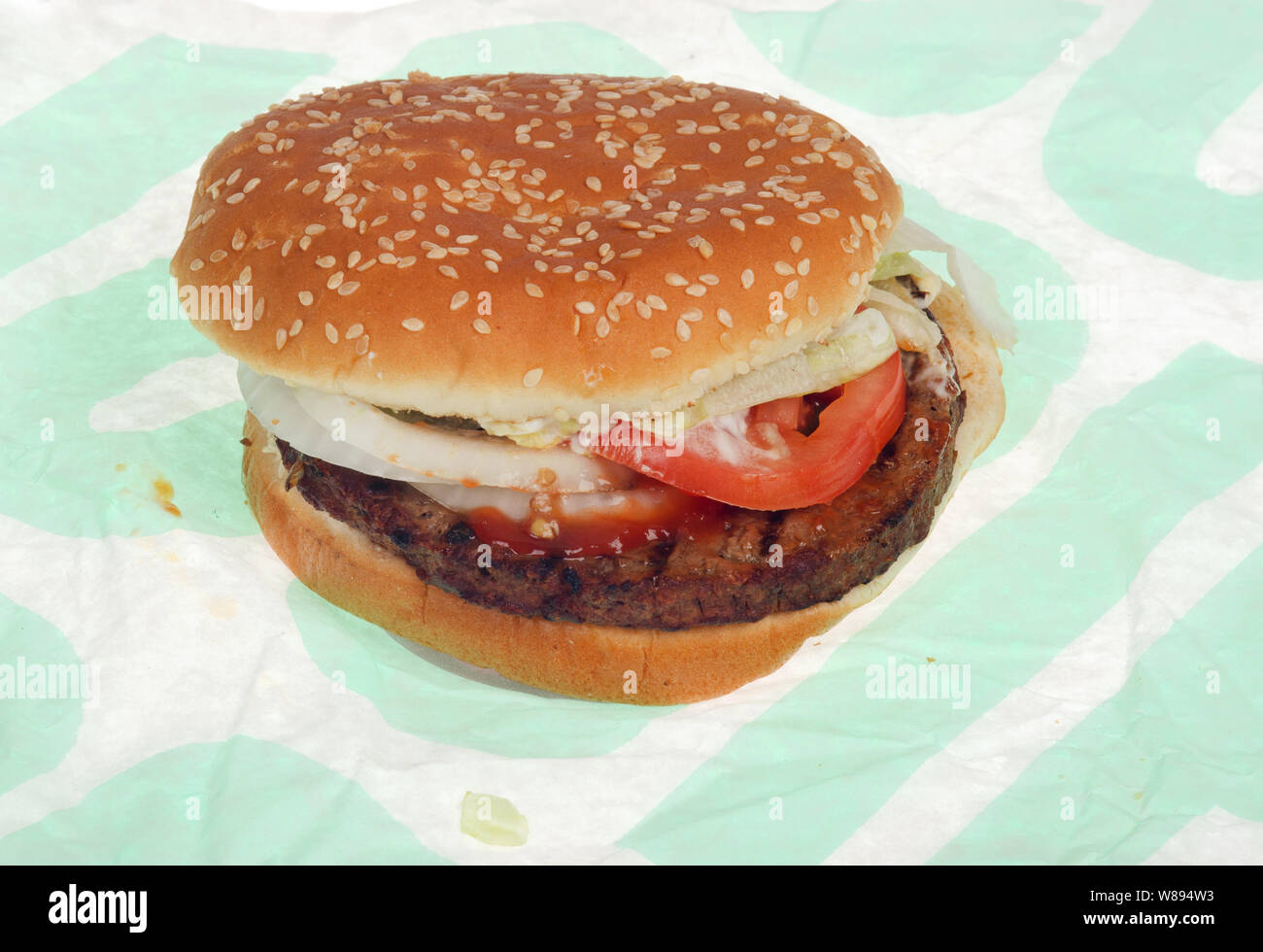 Impossible Whopper from Burger King a vegetarian plant based ...