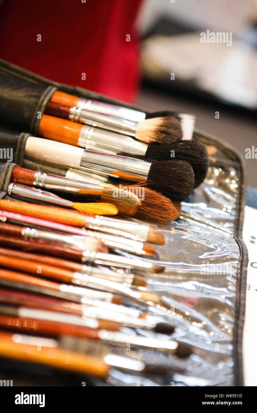 Make Up Brushes Stock Photo - Alamy