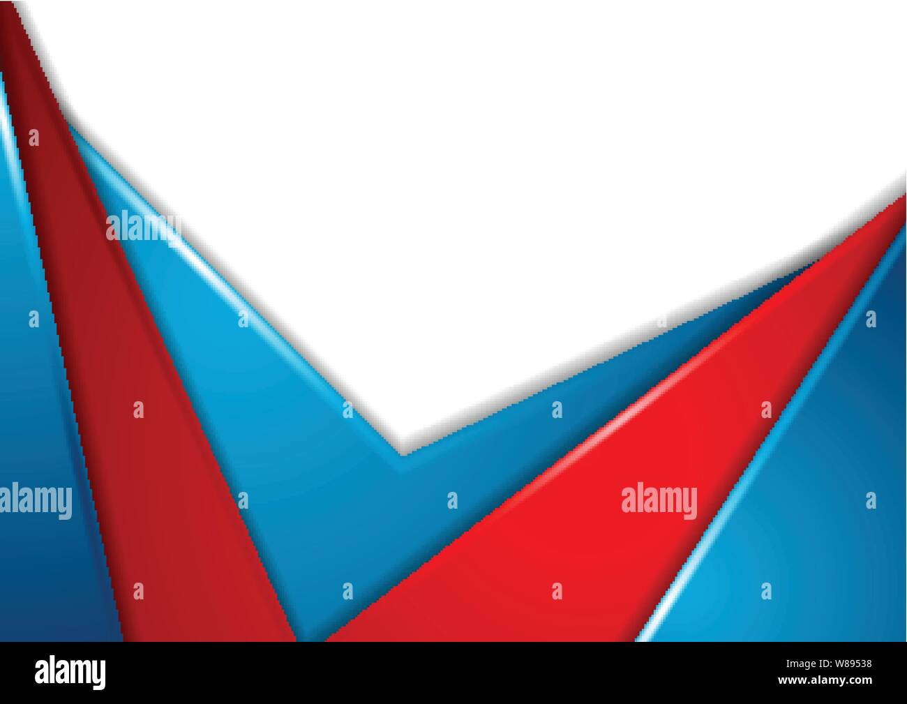 Colorful abstract corporate modern background. Blue and red contrast ...