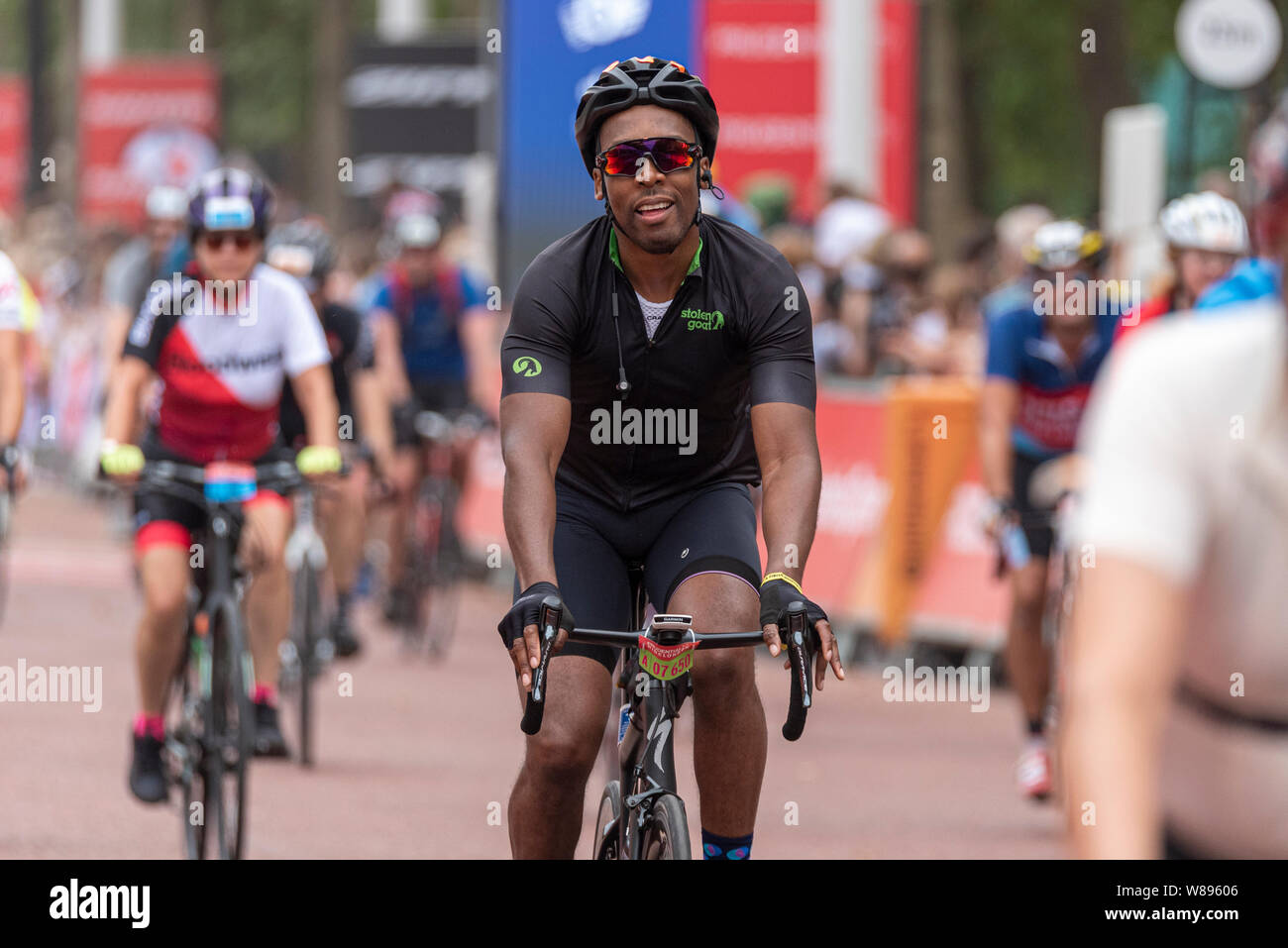 Singer Lemar Prudential RideLondon London Surrey 100. A 100 mile ...