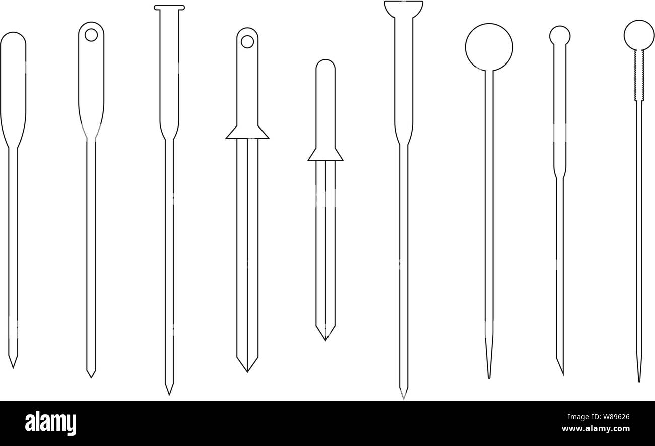 Acupuncture Needle Vector