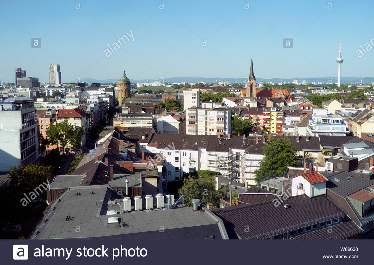 Mannheim Aerial View High Resolution Stock Photography and Images - Alamy