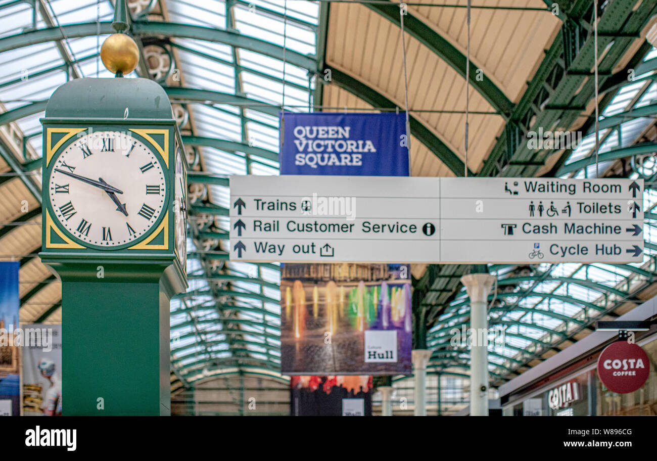 Image within the train station in Hull in Yorkshire UK Stock Photo - Alamy