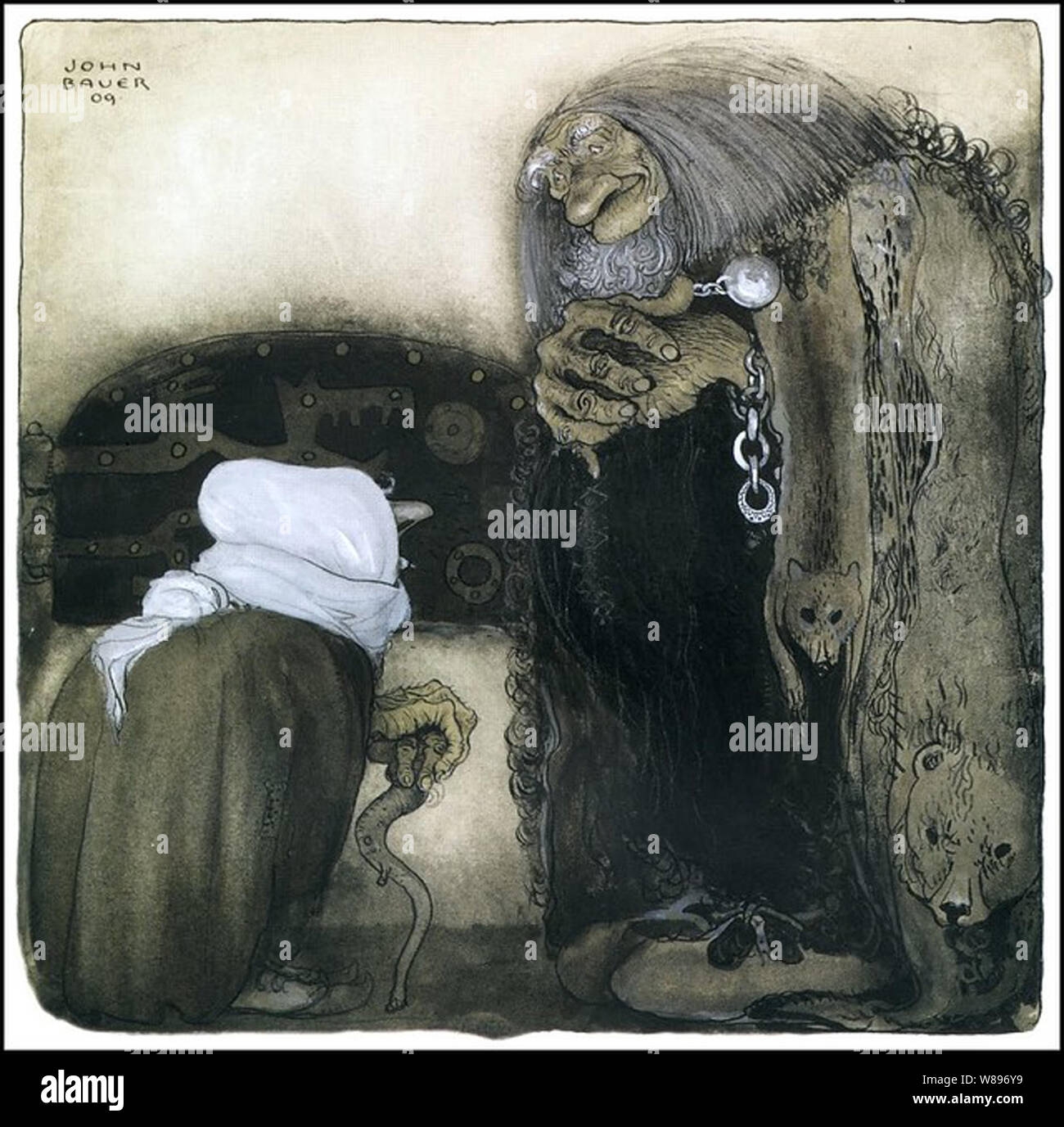 John bauer illustration hi-res stock photography and images - Alamy