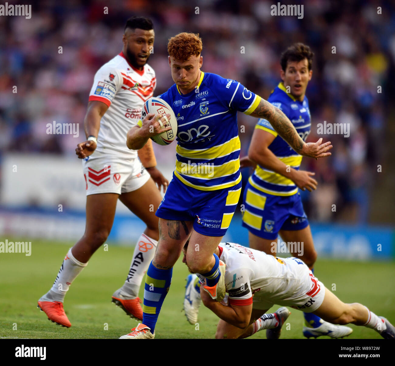 Warrington wolves harvey livett hi-res stock photography and images - Alamy