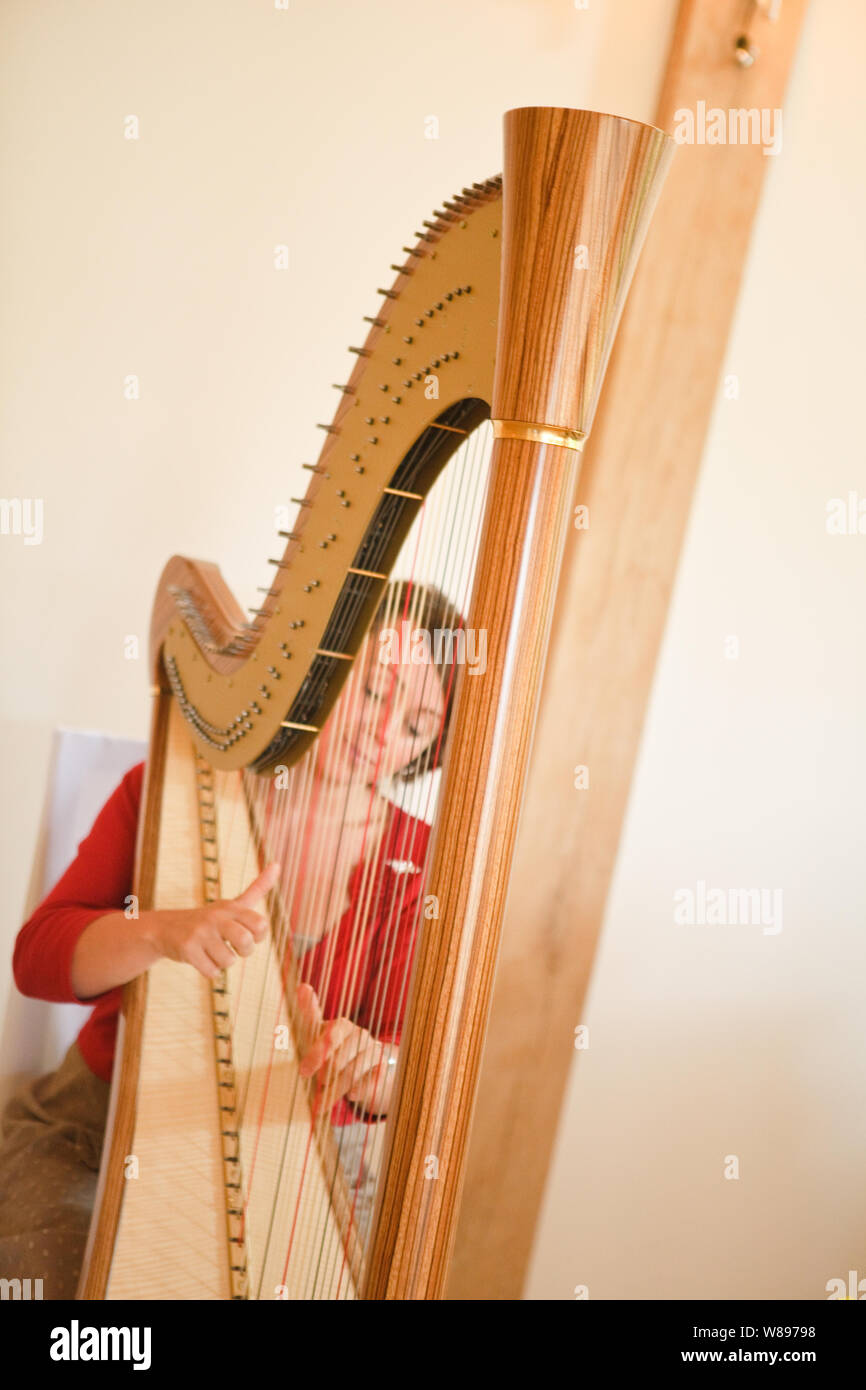 Wedding harpist hi-res stock photography and images - Alamy