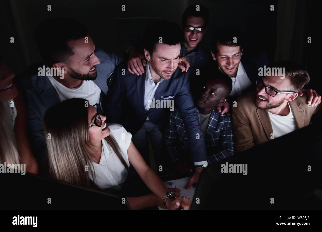 business team is working on a new commercial project Stock Photo - Alamy