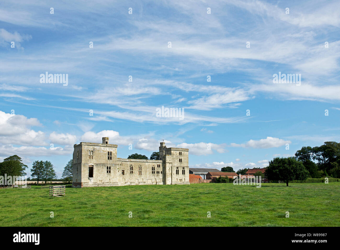 Wressle Castle, near Howden, East Yorkshire, England UK Stock Photo - Alamy