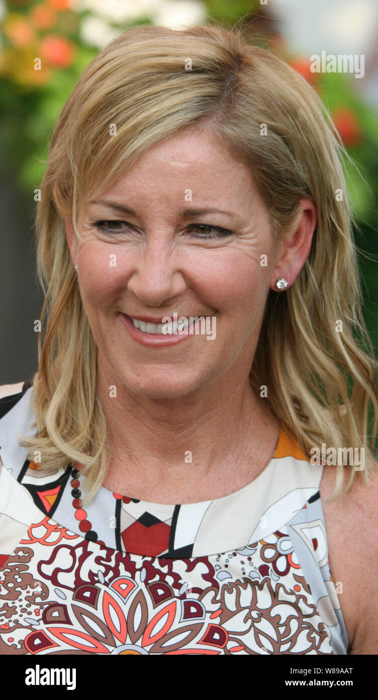 Chris Evert, 2008, Photo By John Barrett/PHOTOlink Stock Photo - Alamy