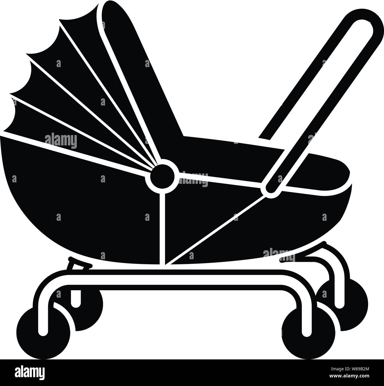 Baby pram icon, simple style Stock Vector Image & Art - Alamy