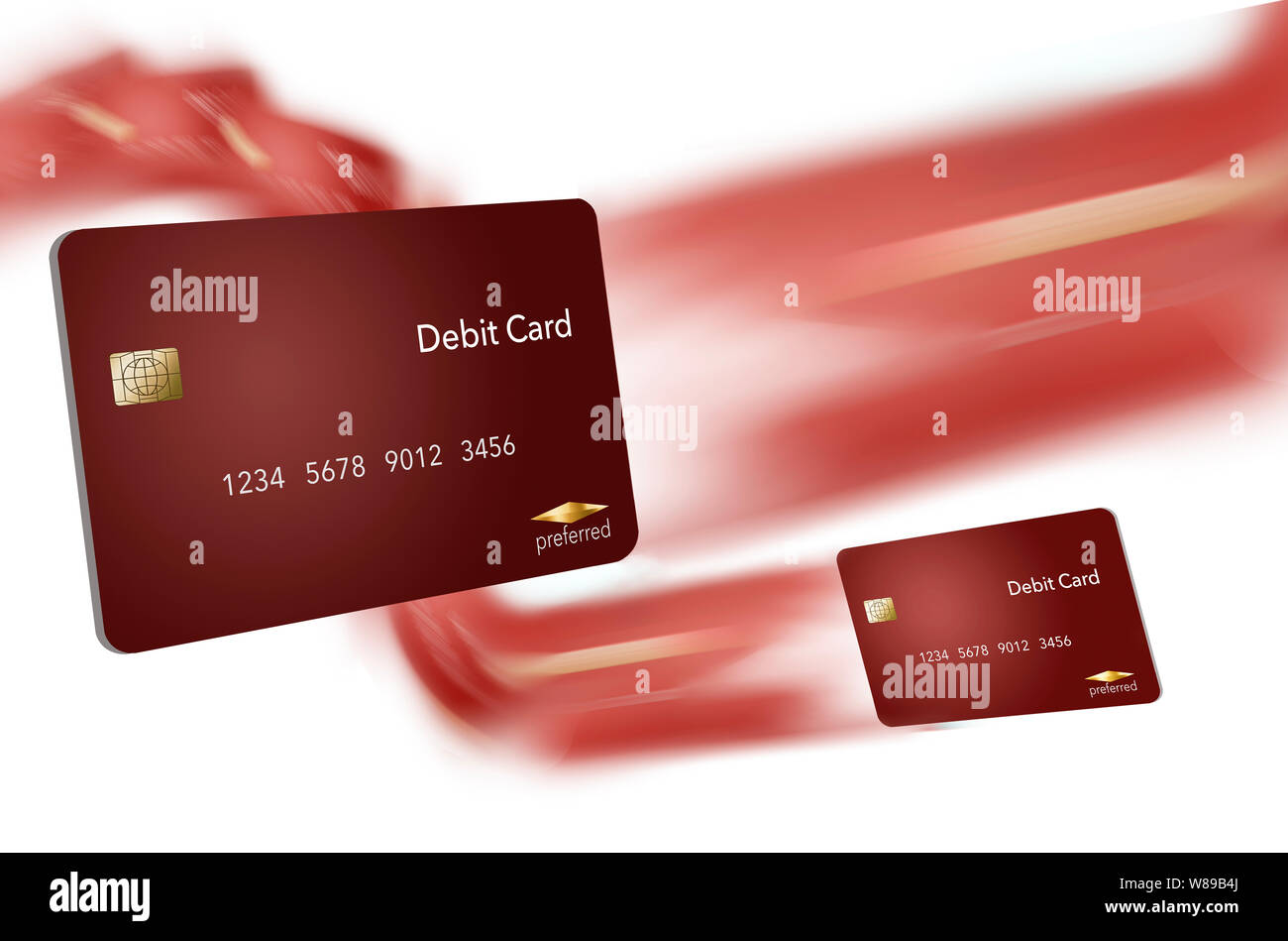 Here is a generic credit card or debit card Stock Photo - Alamy